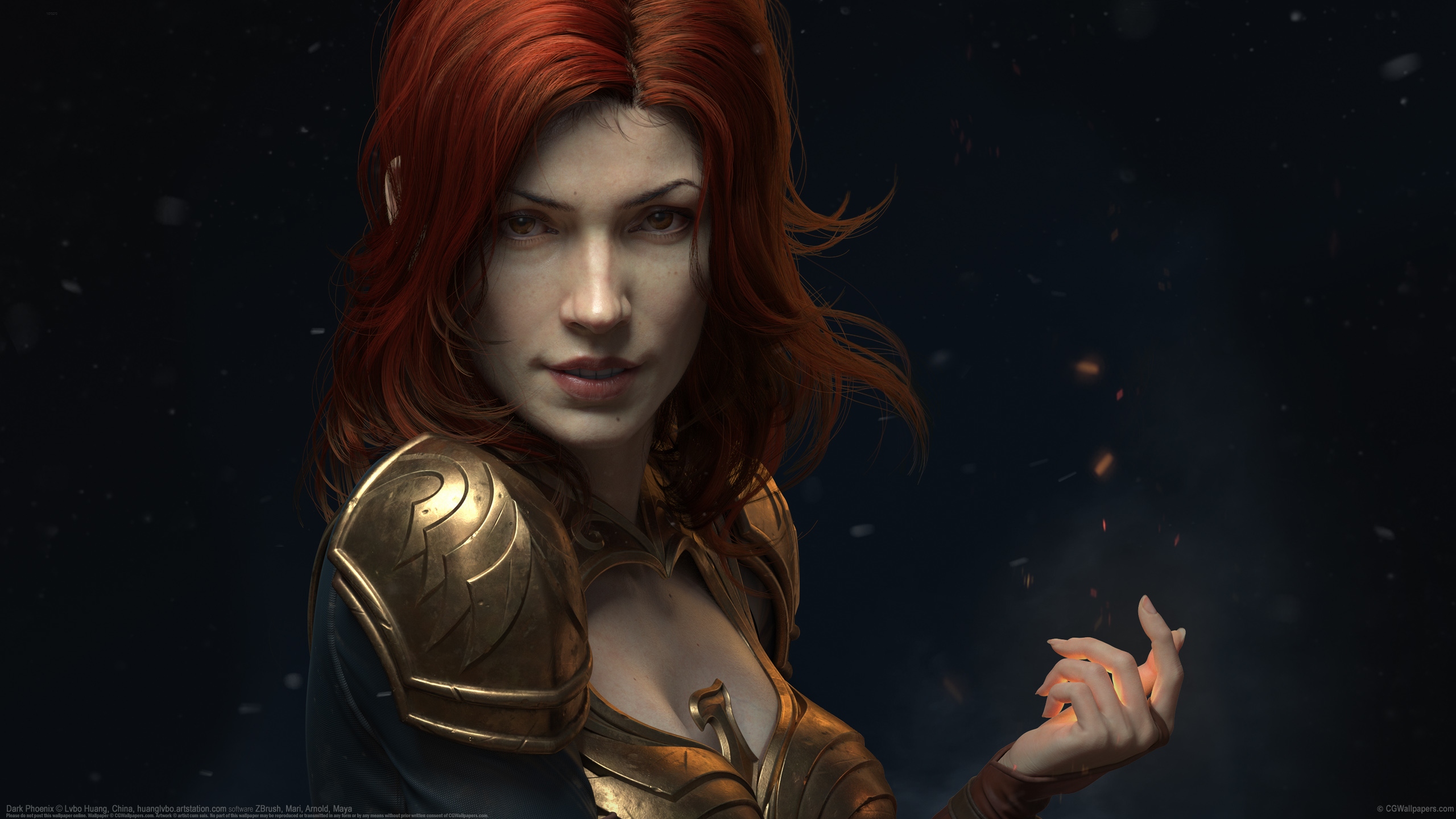 Lvbo Huang Fondo De Escritorio Dark Phoenix 2560x1440
